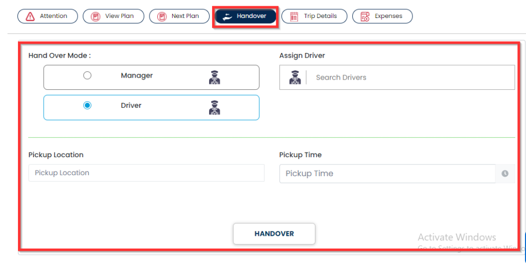 Efficient Fleet Vehicle Handover Techniques